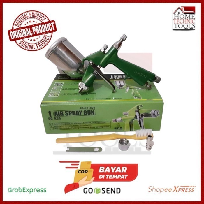 Jual TEKIRO SEMPROTAN CAT K3A TABUNG ATAS / AIR SPRAY GUN K-3A ...