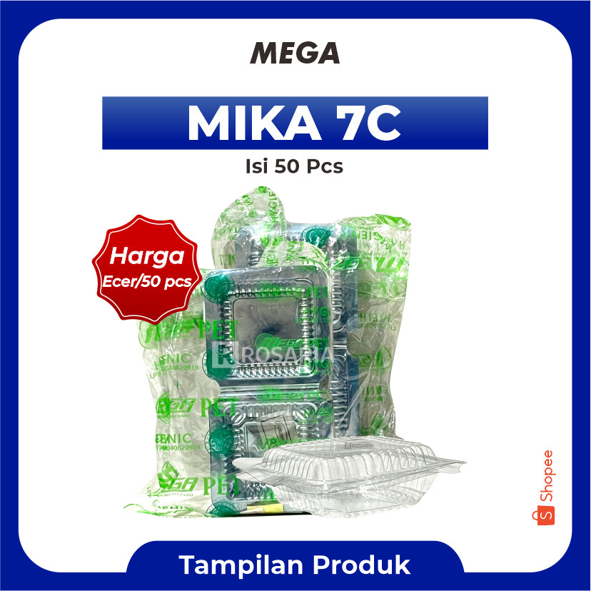 Jual [ 50 Pcs ] MIKA 7C MEGA Plastik Kemasan Makanan Snack Jajan Food ...