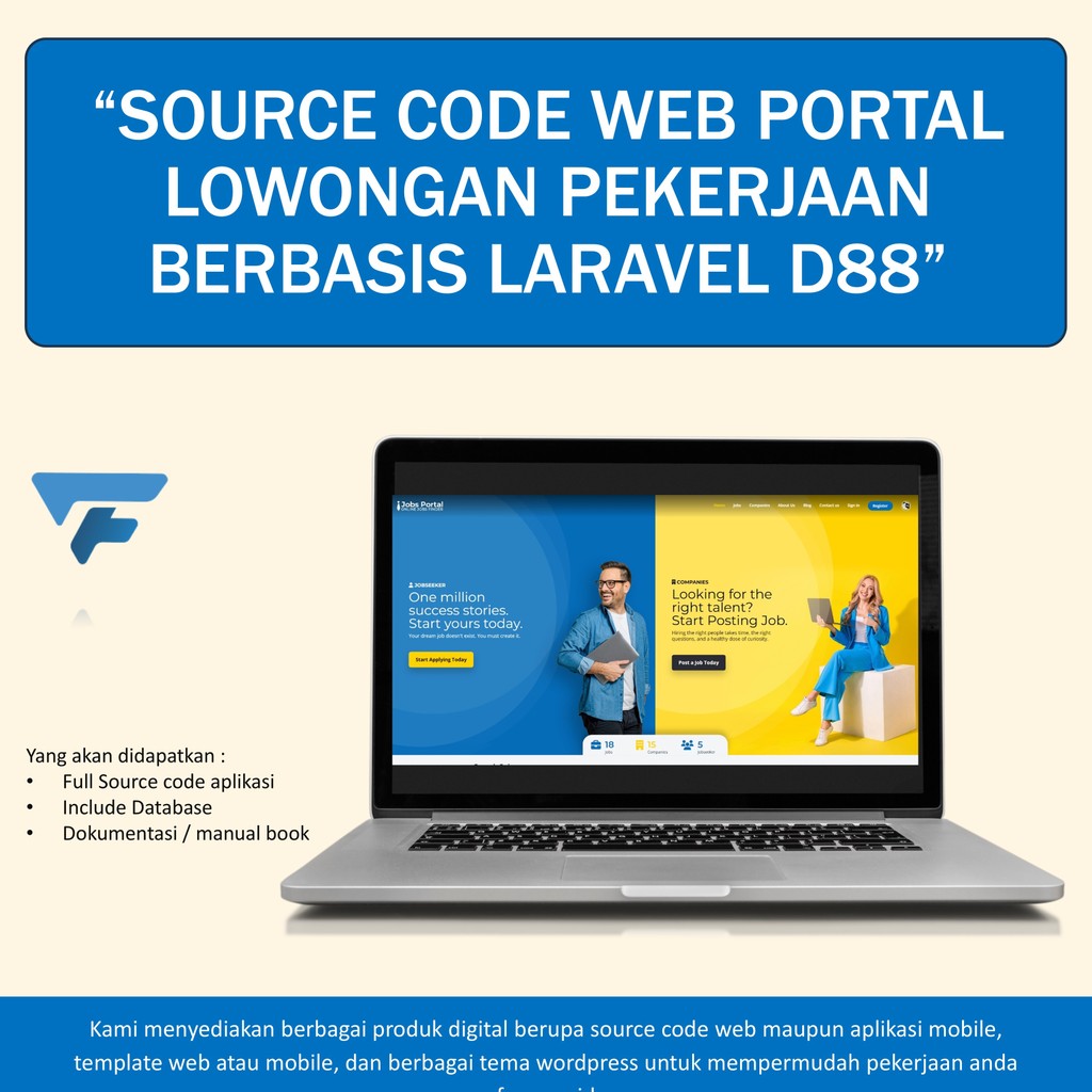 Jual SOURCE CODE APLIKASI WEB JOBS PORTAL - JOB BOARD LARAVEL SCRIPT ...