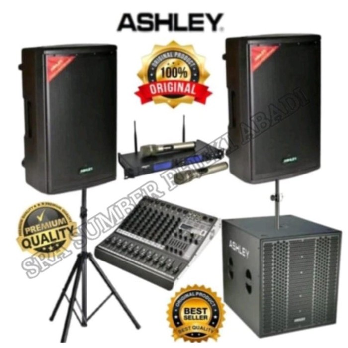 Jual DISTRIBUTOR Paket Sound system Speaker Aktif ASHLEY 15 inch ...