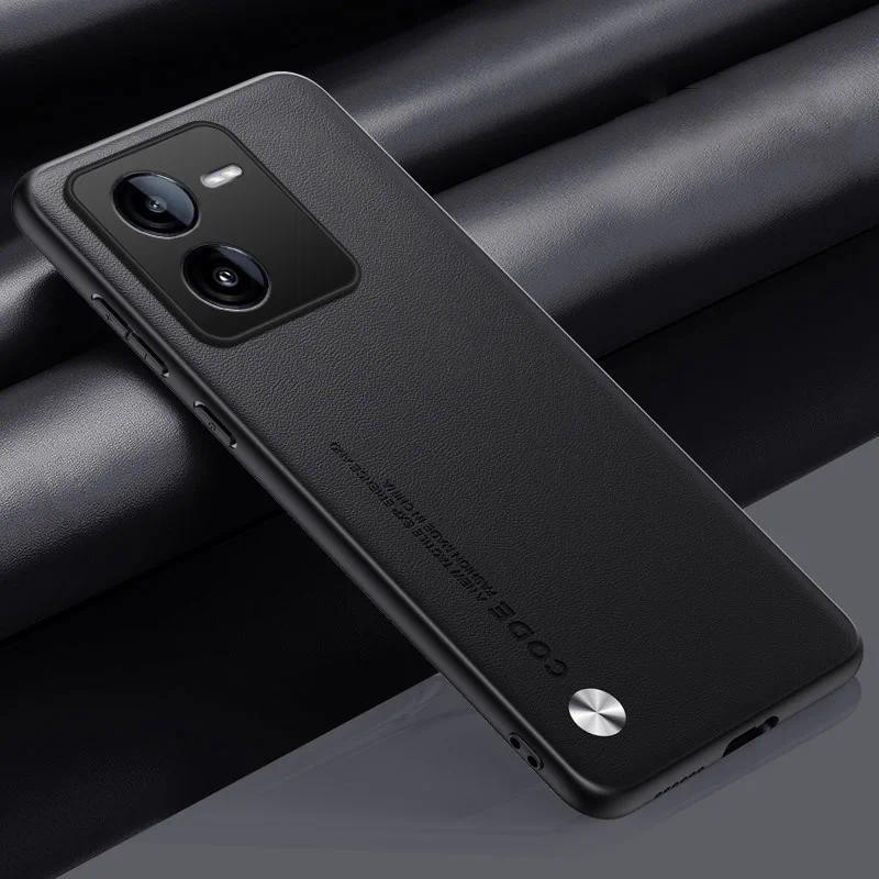 Jual Phone Cover Vivo iQOO Z9 Leather Scratch Resistant Case Casing ...