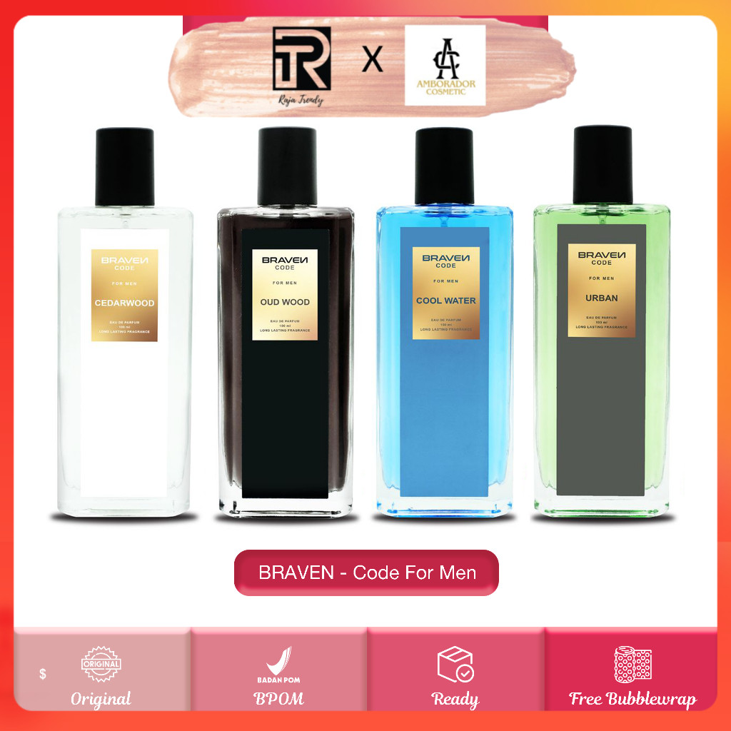 Jual BRAVEN - CODE EAU DE PARFUM ( 100 ml ) - Perfume Wangi Tahan Lama ...