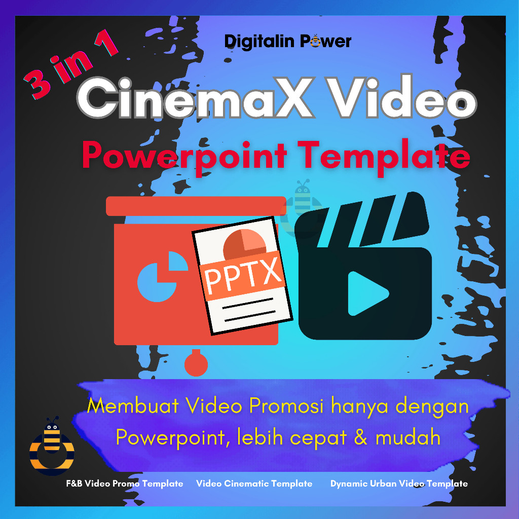Jual Template PowerPoint Video Cinematic 3in1 Food & Beverage Modern ...