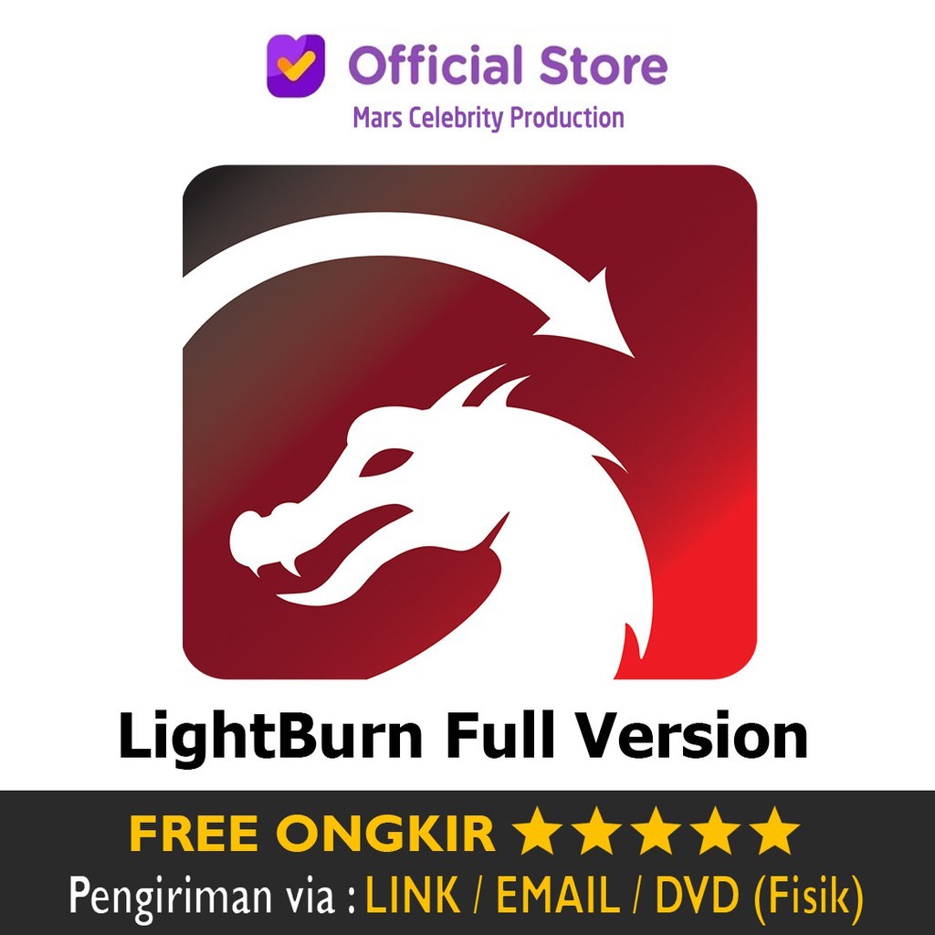 Jual Software LightBurn PRO Full Version - Graphic Light Burn Design ...