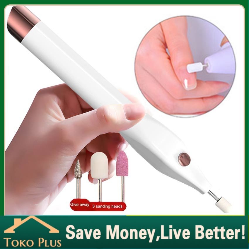 Jual Electric Nail Polisher Drill Grinding Mesin Kikir Kuku Elektrik ...