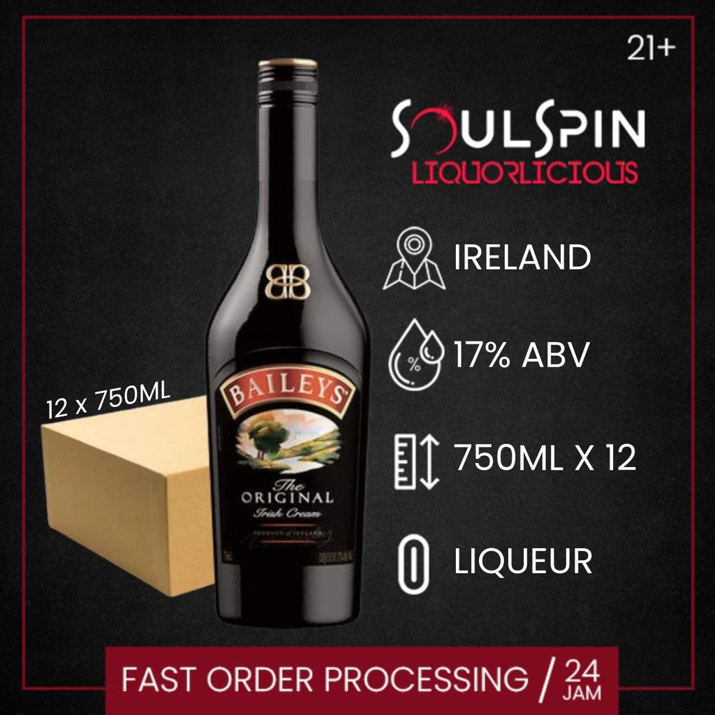 Jual Baileys Original Irish Cream 750ml | Shopee Indonesia