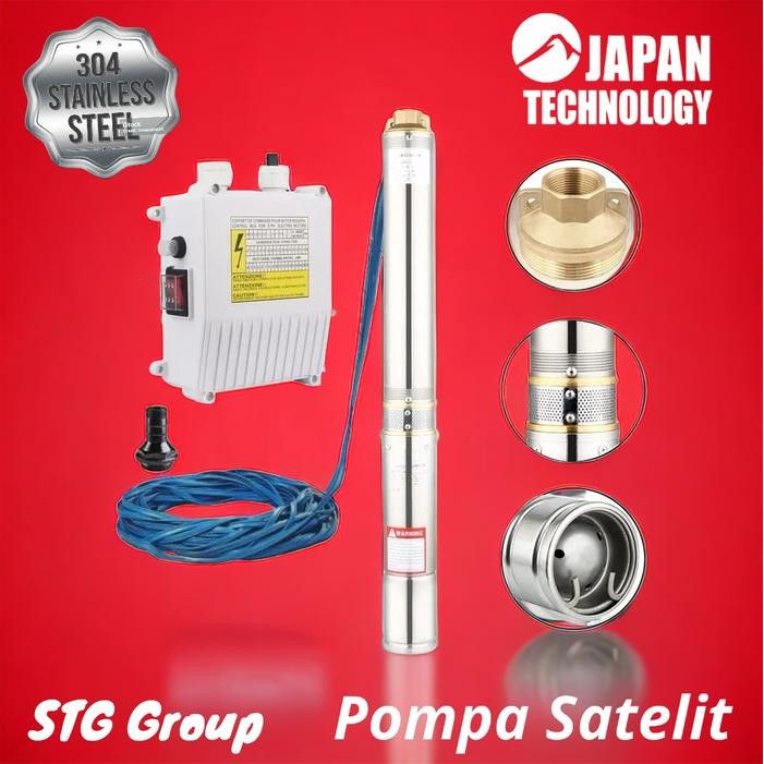 Jual Pompa Satelit 2 inch 0,5 HP / Submersible Pump / Pompa Sibel ...