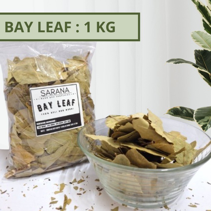 Jual Daun Bayleaf Kering Asli Organik 1 Kg/ Bay Leaves / Rempah Rempah Bumbu Dapur | Shopee ...