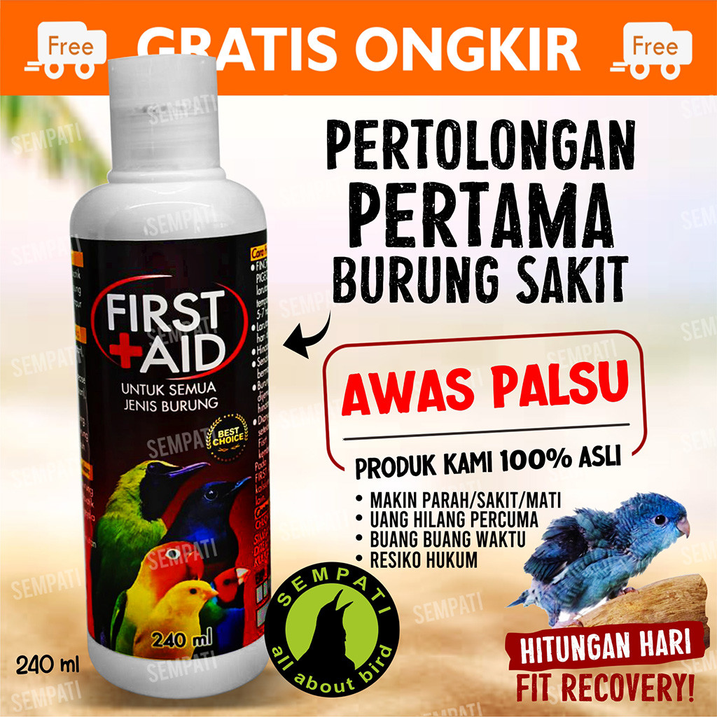 Jual SEMPATI FIRST AID UNIQUE HIGH SPECTRUM 240 ML OBAT BURUNG SAKIT ...