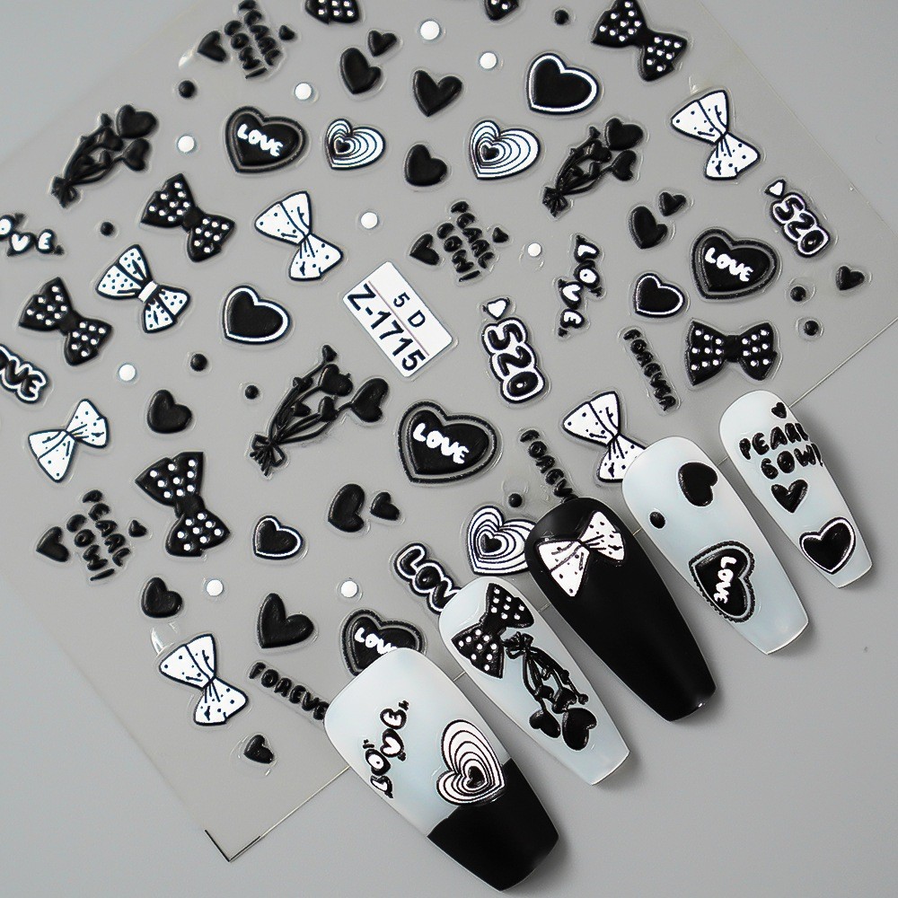 Jual BUUBUU-STICKER NAIL ART PITA 5D - STICKER NAIL ART LUCU 5D - STICKER KUKU PITA LUCU ...
