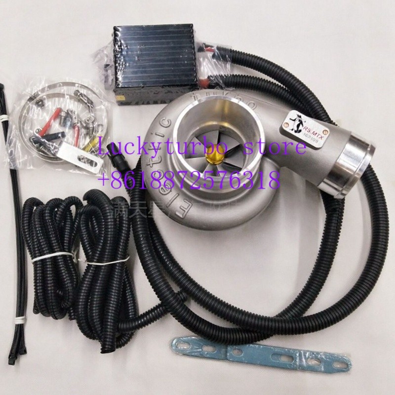 Jual Universal 12V Electric Turbo Supercharger Kit Thrust Electric ...