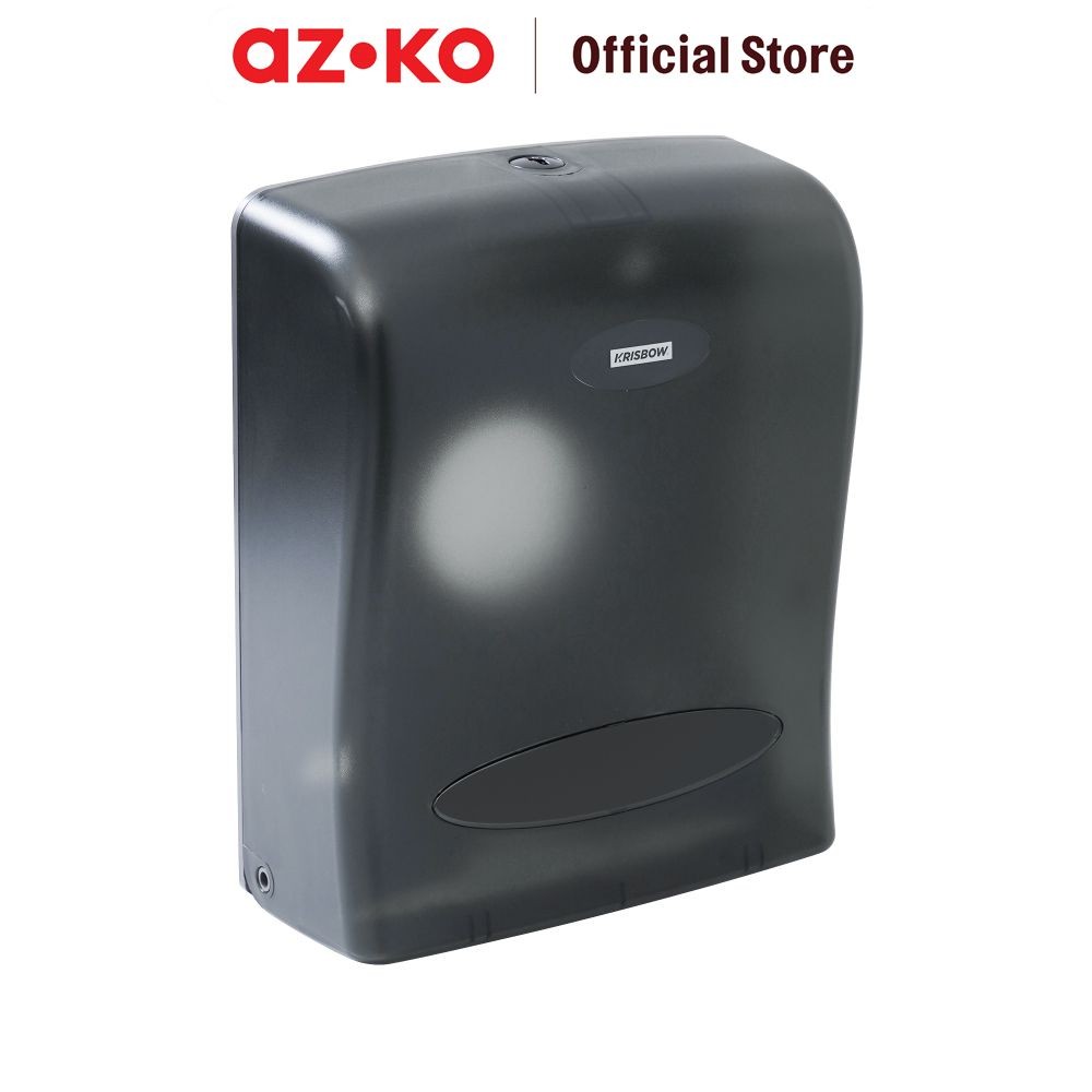 Jual AZKO Krisbow Dispenser Tisu Lipat - Hitam Tissue Box Holder Tempat ...