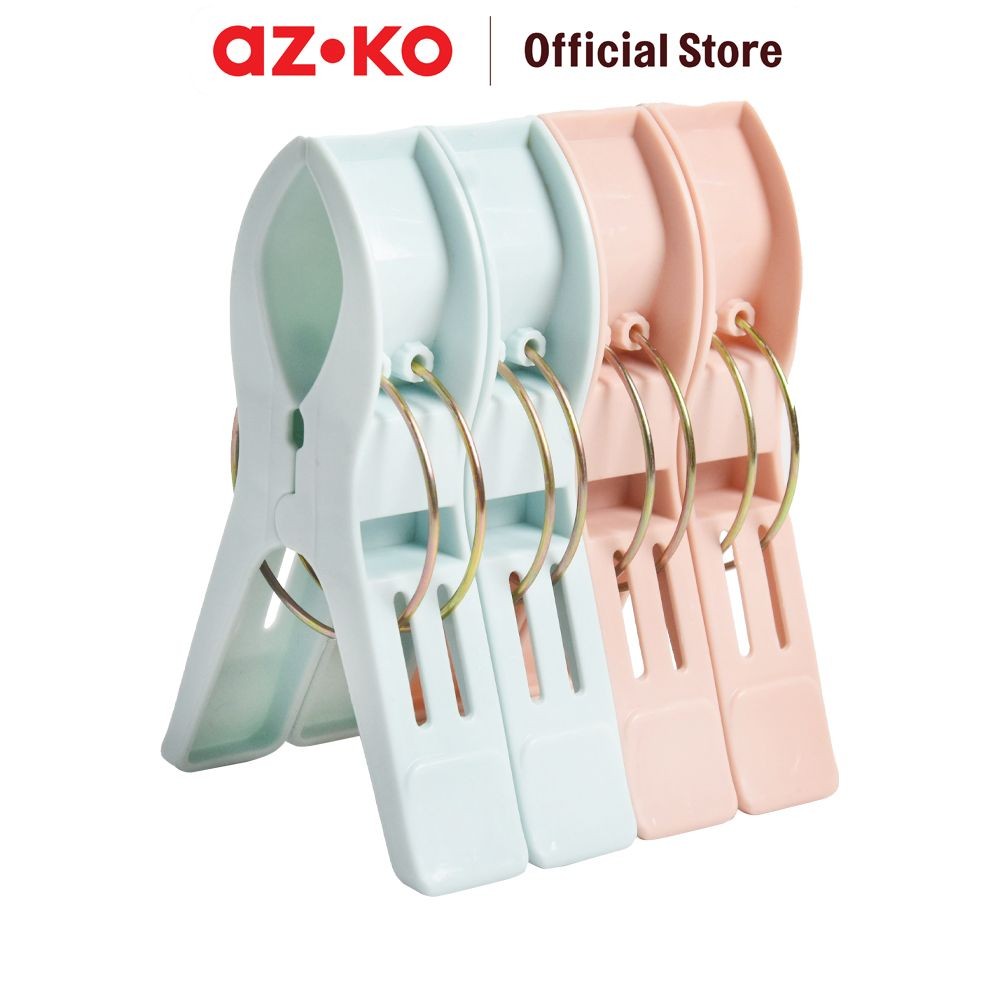 Jual AZKO Stora Set 4 Pcs Jepitan Baju Clothes Pin Klip Kain Baju ...