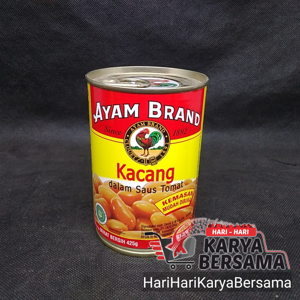 Jual MAKANAN KALENG AYAM BRAND BAKED BEANS 425GR | Shopee Indonesia