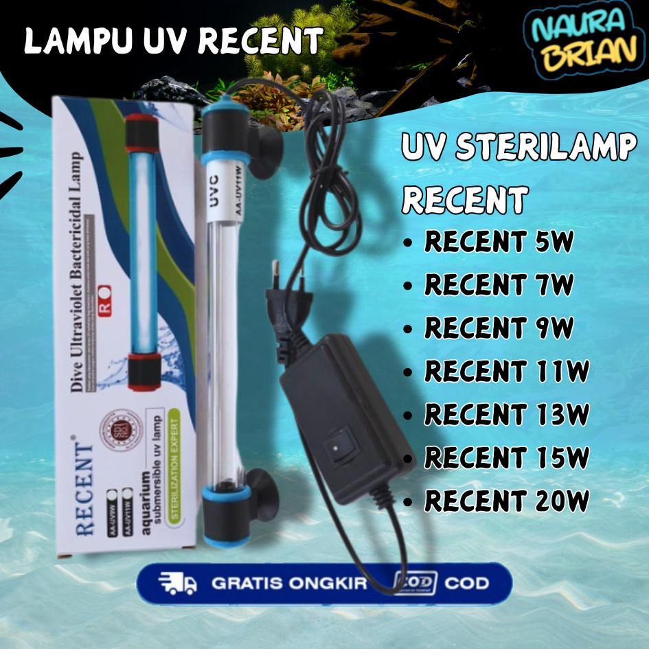 Jual Lampu UV sterilisasi algae celup kolam aquarium 20 watt | Shopee Indonesia
