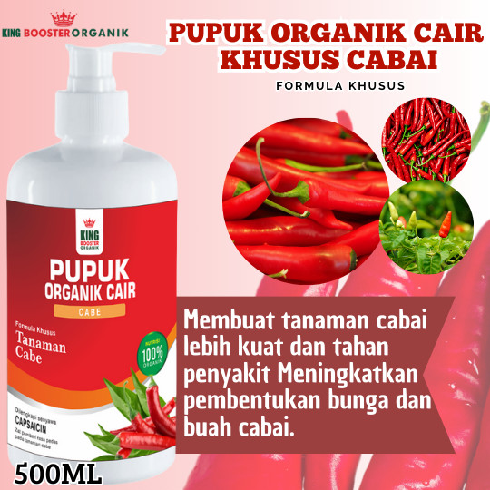 Jual Pupuk Organik Cair Tanaman Cabai 500mL POC Kompos | Shopee Indonesia