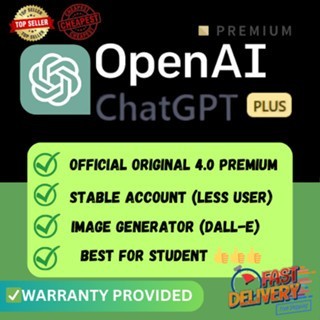Jual GPT file foto video ChatGPT 4 Premium Plus Account | GPT sharing 3 ...