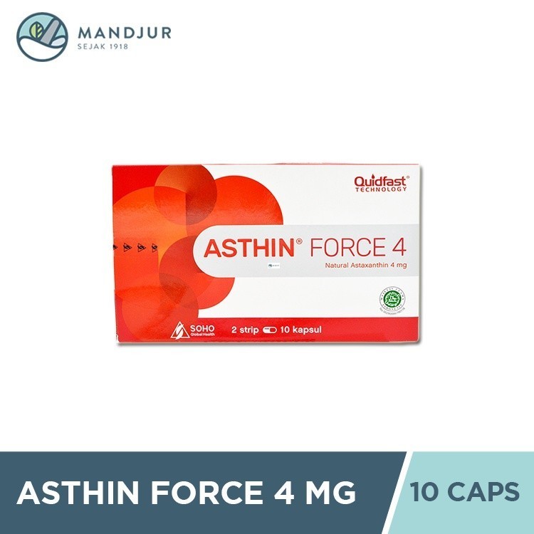 Jual Asthin Force 4 Mg 10 Kapsul - Suplemen Kesehatan Tubuh | Shopee ...