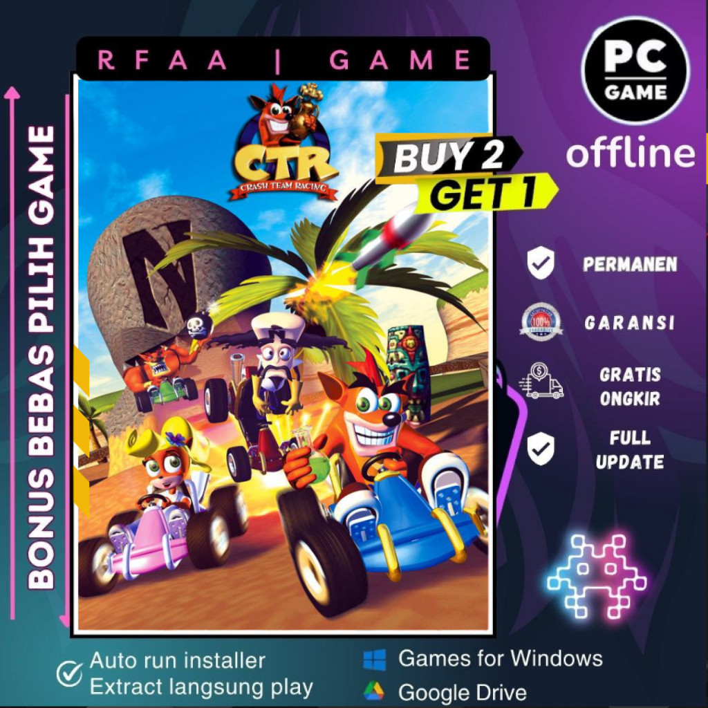 Jual CRASH TEAM RACING | GAME PC - LAPTOP - DL | Shopee Indonesia