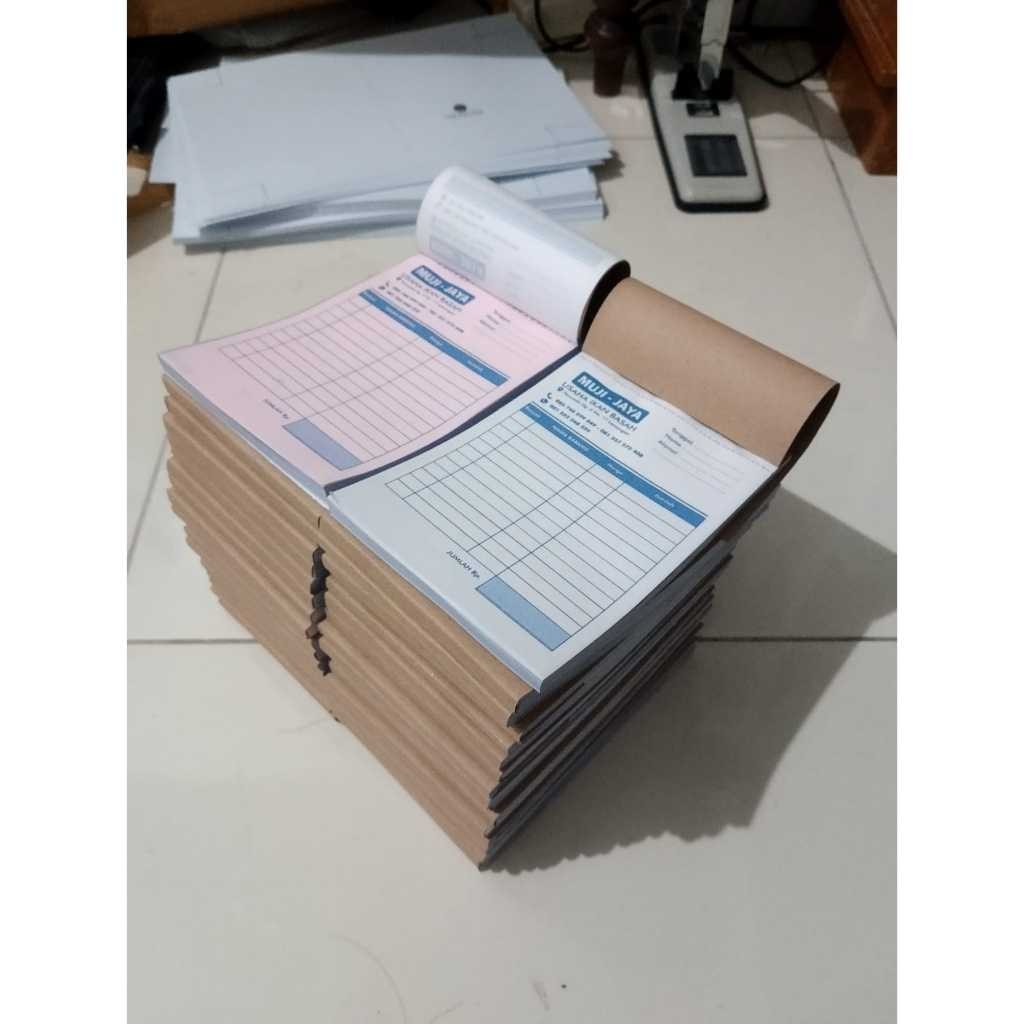 Jual Cetak NOTA OLSHOP NCR FORMAL CUSTOM 1,2,3 PLY RANGKAP 2 UKURAN ...