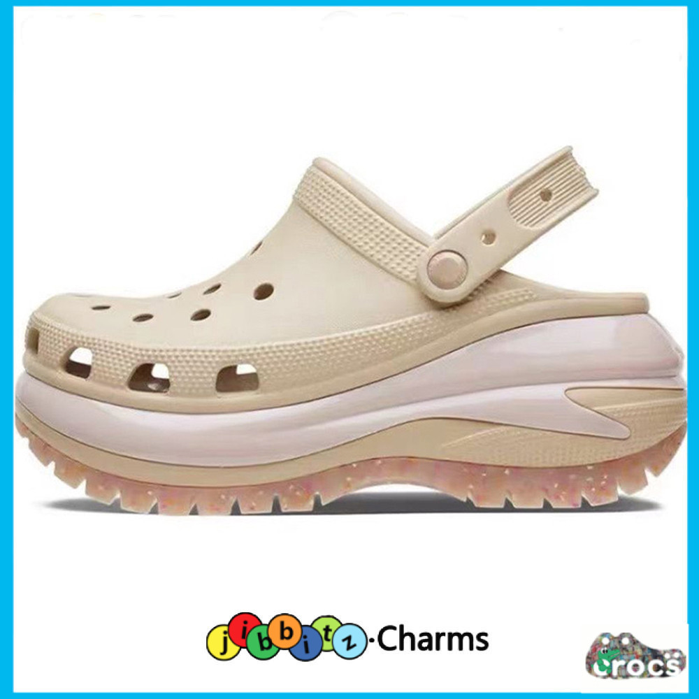 Jual Sandal Wanita CROCS Classic Mega Crush Clog Crocs Mega Crush Clog Sandal Woman Tinggi ...