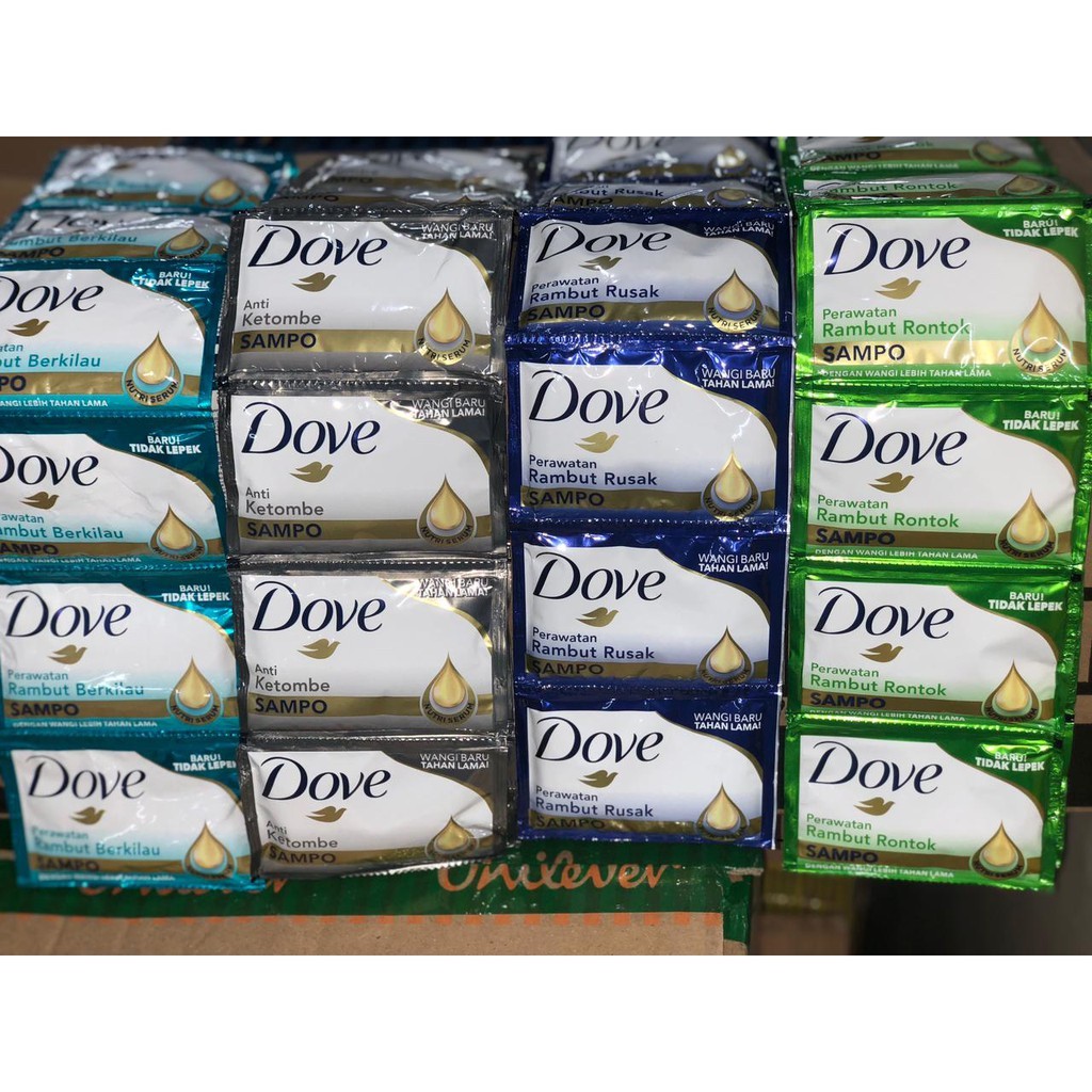 Jual Shampoo Dove isi 12 sachet (RENCENG) | Shopee Indonesia