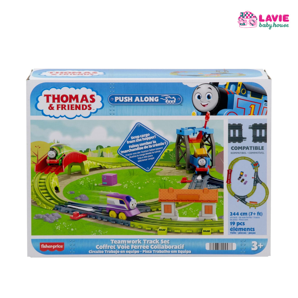 Jual Thomas & Friends Toy Train Teamwork Track Set with Push-Along ...