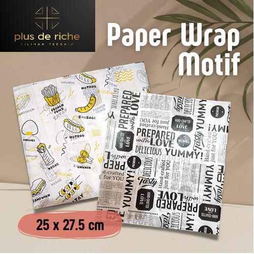 Jual kertas Nasi KFC isi 100 - Wrap Nasi MCD - Kertas Pembungkus Nasi ...