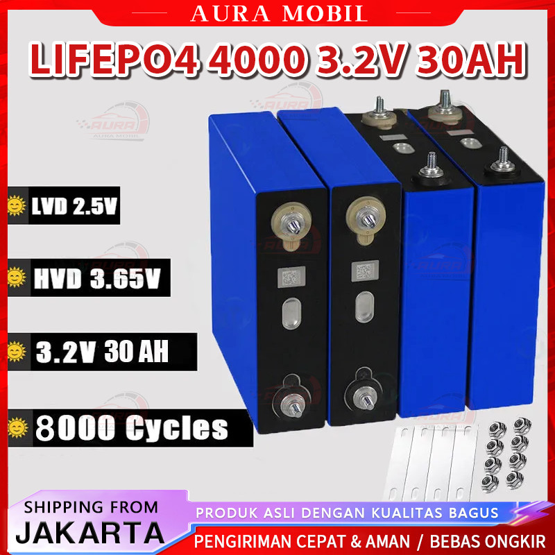 Jual Baterai Lifepo4 3.2v 30AH/50AH Baru Elektrik Baterai Lithium ...
