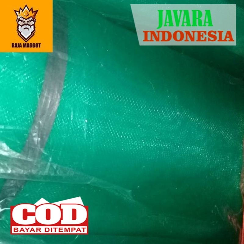 Jual Per roll jaring insect hijau waring kasa nyamuk bisa untuk bsf lebar 2 meter | Shopee Indonesia