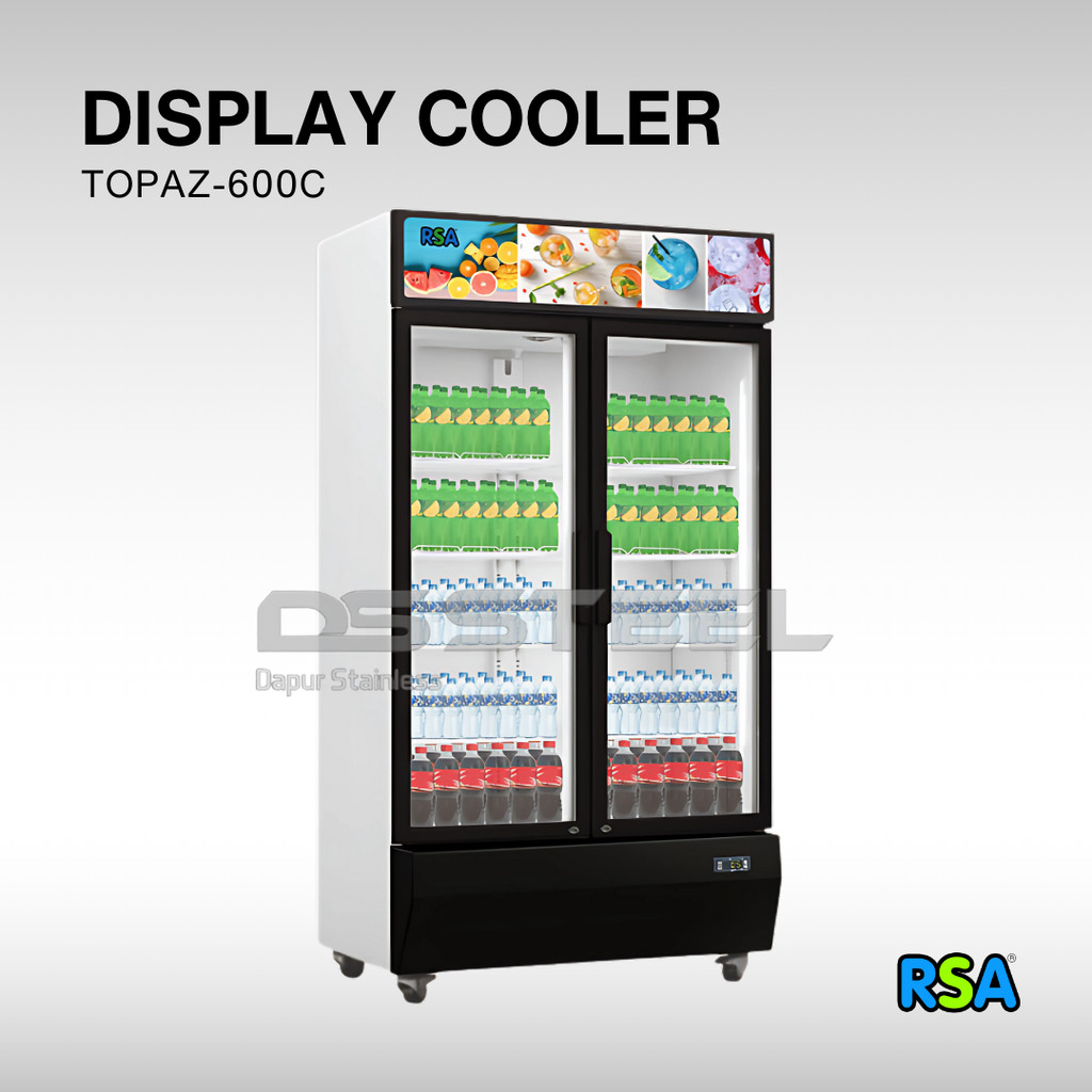 Jual RSA Showcase Display Cooler 2 Pintu 568 L TOPAZ-600IC / TOPAZ 600 ...