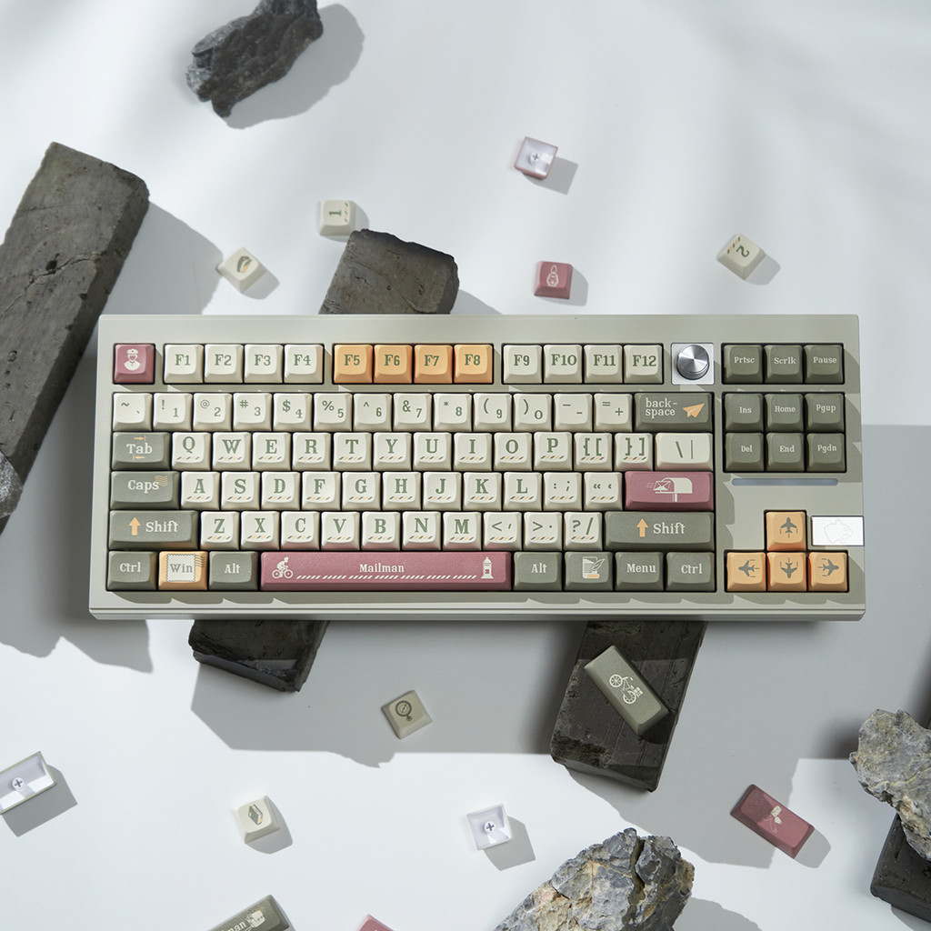 Jual Yongqiu Mailman Keycaps XDA Profil PBT Dye-sub untuk Keyboard ...