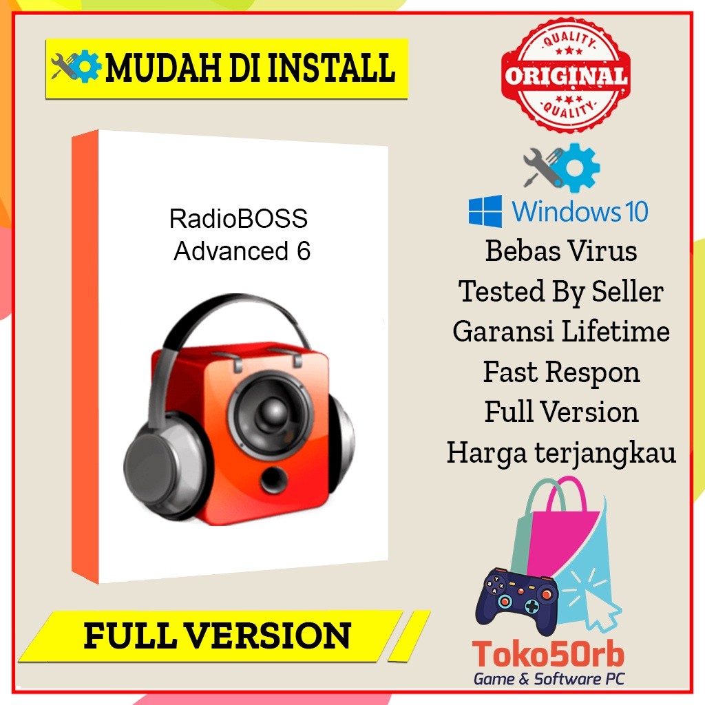 Jual Software Programming Radio: RadioBOSS Advanced 6 Full Version for ...