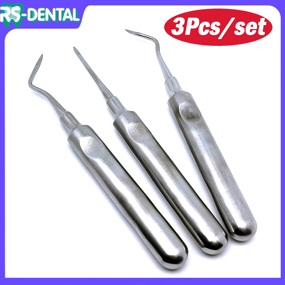 Jual 3pcs/set dental cryer root elevator / bein bengkok luxator / alat ...