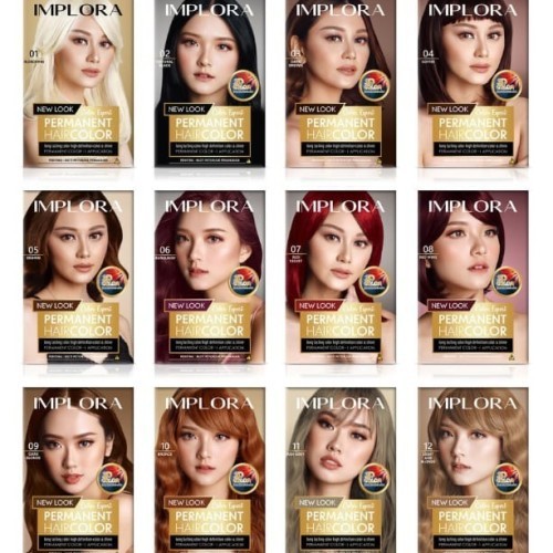 Jual PROMO SEMIR mplora New Permanent Hair Color Colour / Cat Rambut ...