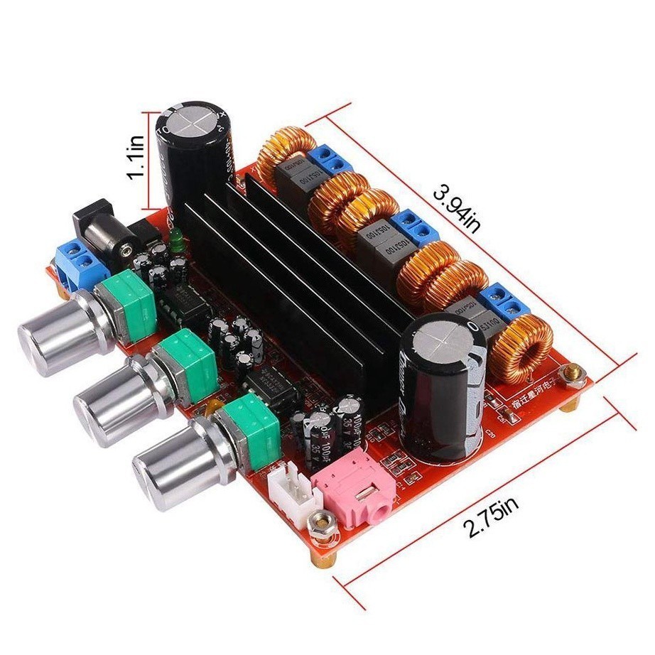 Jual M139 M543 Kit Power Amplifier Class D DIGITAL AUDIO TPA3116D2 12-24V 2x50W+100W 2x120W ...