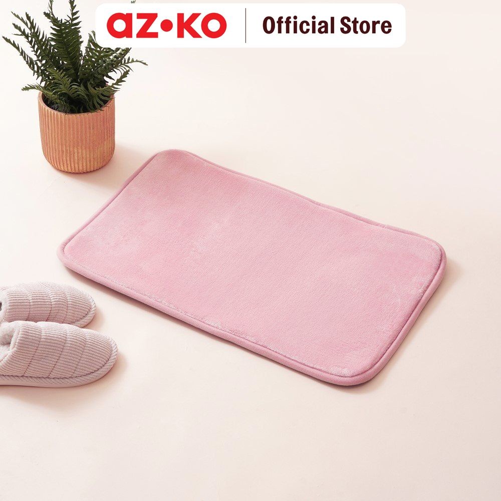 Jual AZKO Ataru 40X60 cm Mayer Keset Kamar Mandi Polyester C - Pink ...