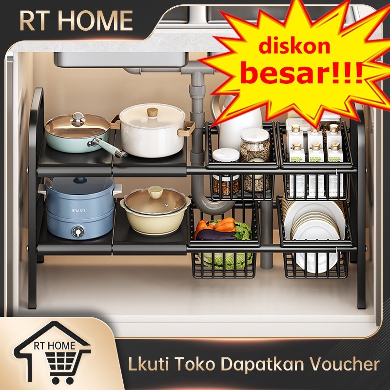 Jual MZ37DK RT HOME Rak Penyimpanan Dapur Rak Penyimpanan Dapur Rak ...