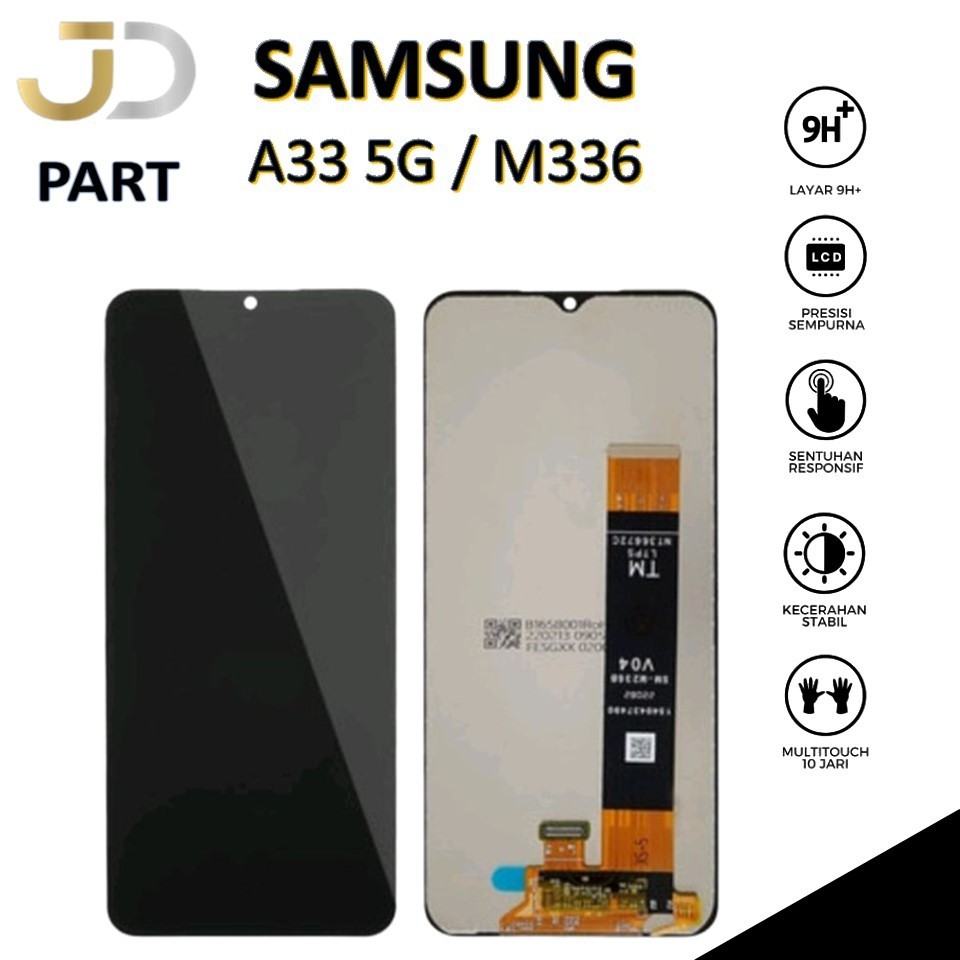 Jual LCD SAMSUNG M23 5G / M236 / M236B / SAMSUNG M33 5G / M336 /M336B FULLSET+TOUCHSCREEN BLACK ...