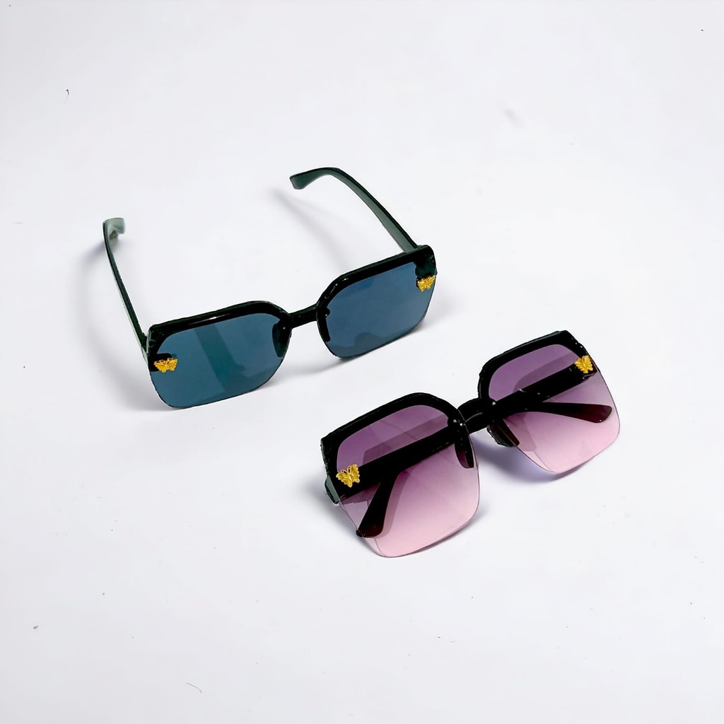 Jual Kacamata Hitam Lensa Gradasi Tahan Sinar UV Sunglasses Korean ...