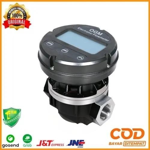 Jual FLOW METER 1 INCH OGM DIGITAL - OVAL GEAR FLOWMETER DIGITAL DN25 ...