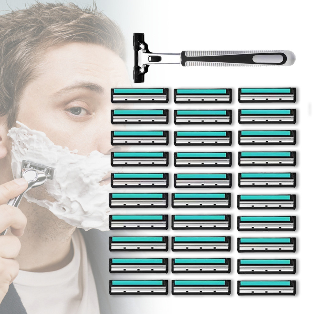 Jual 2 lapis Cukur Jenggot Manual Blades Berlaku Pengaman Cukur Jenggot ...