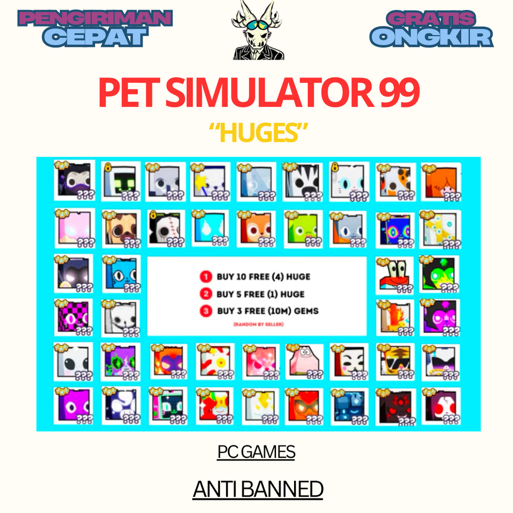 Jual PS99 NORMAL HUGE PETS PC Game V3 | Shopee Indonesia