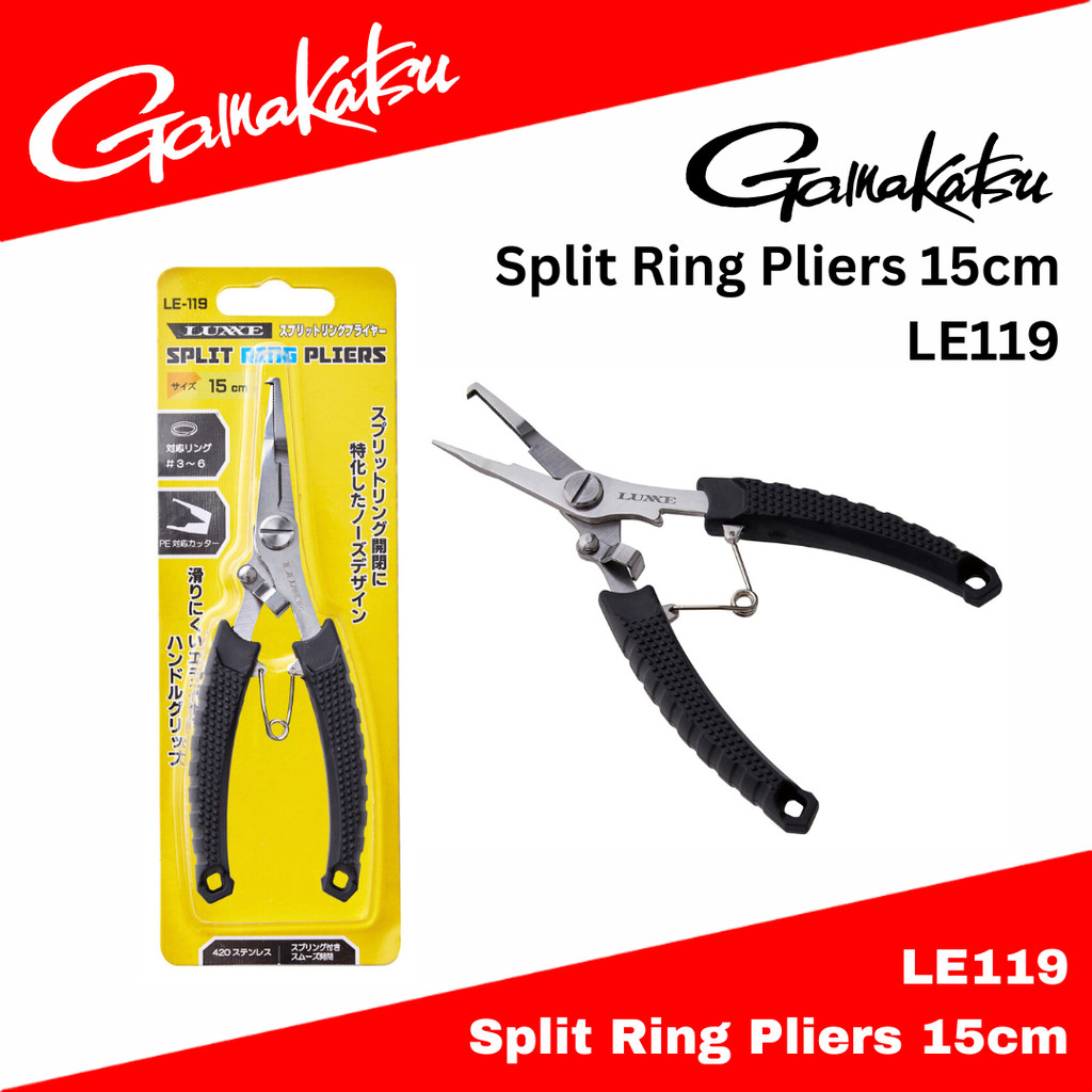 Jual Gamakatsu LE119 Split Ring Pliers 15cm (7890) | Shopee Indonesia