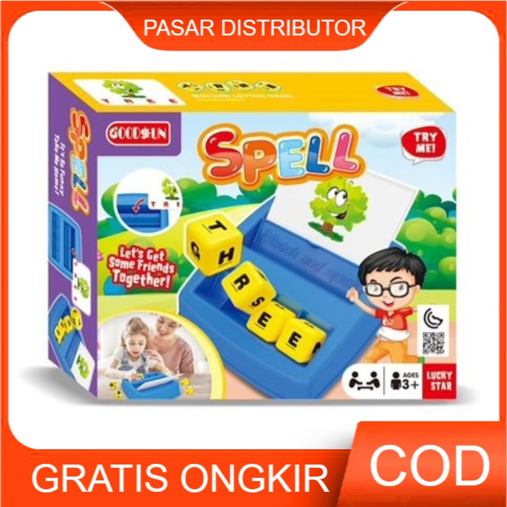 Jual Mainan Anak SPELL MINI 8924 Mainan Game Board Family & Kids Game ...