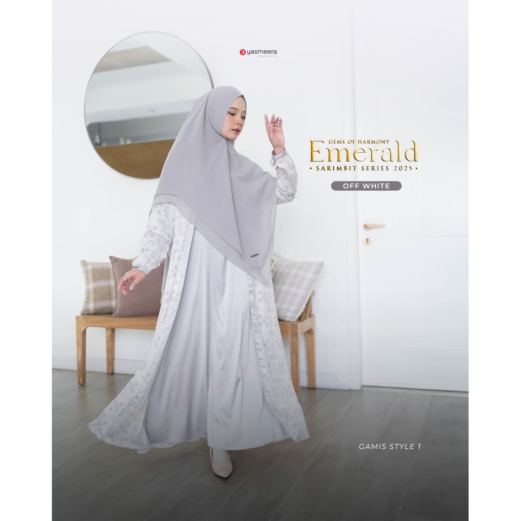 Jual Sarimbit Gamis Emerald Dewasa Style 1 El-Rasheed by Yasmeera | Shopee Indonesia