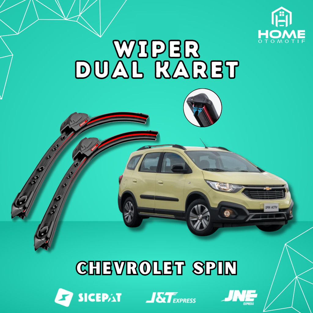 Jual Wiper Mobil - Chevrolet Spin - Model 2 Karet 1 Set (2Pcs) Kiri ...