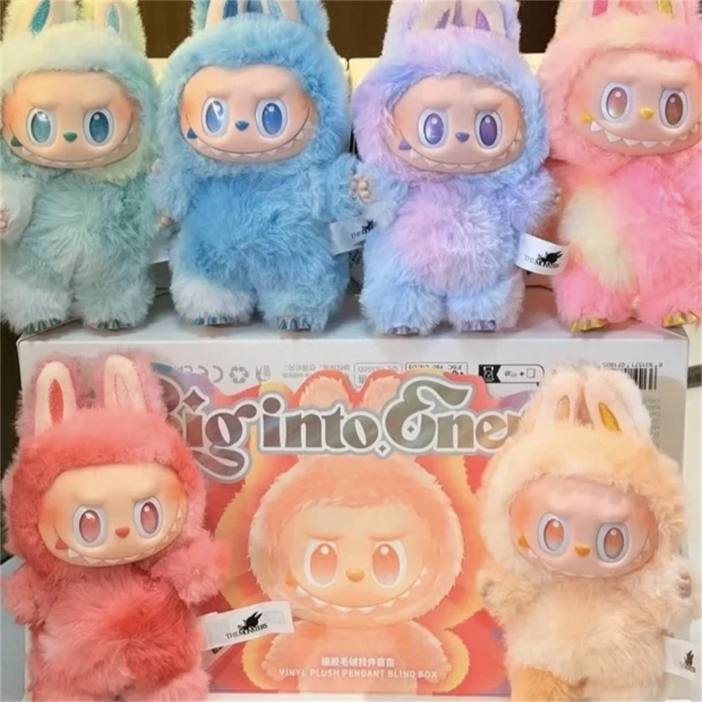 Jual 【Multi style】POP MART LABUBU 3rd Generation Macaron Plush Doll ...