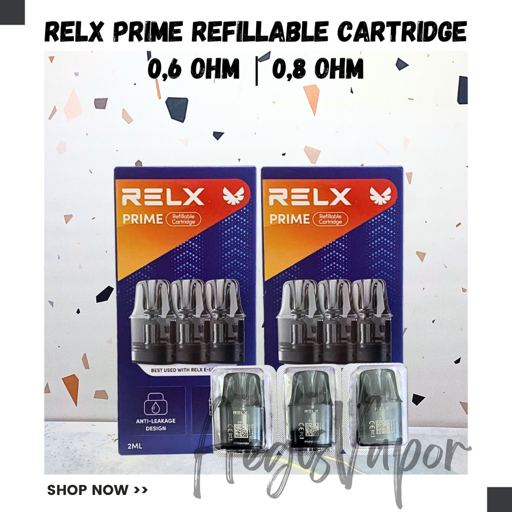 Jual Relx Prime Refillable Cartridge | Shopee Indonesia