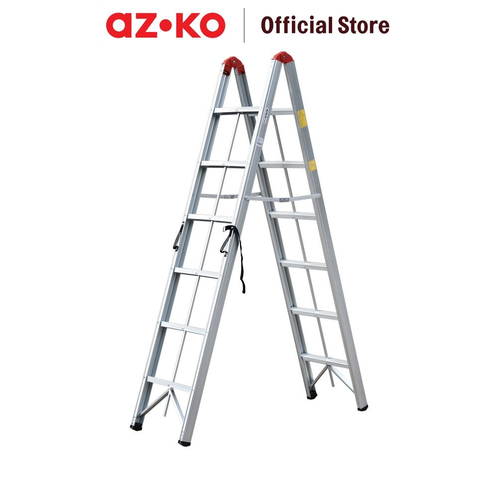 Jual AZKO Fixsteps 2.1 mtr Tangga Lipat Aluminium Stick 2x6 Step ...